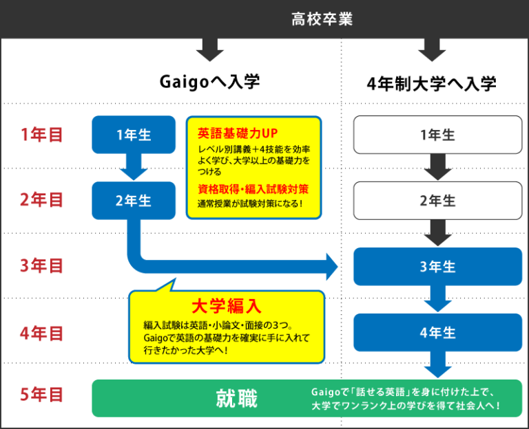 Gaigoから大学進学『大学編入』 | 専門学校 沖縄ビジネス外語学院 [ガイゴ]